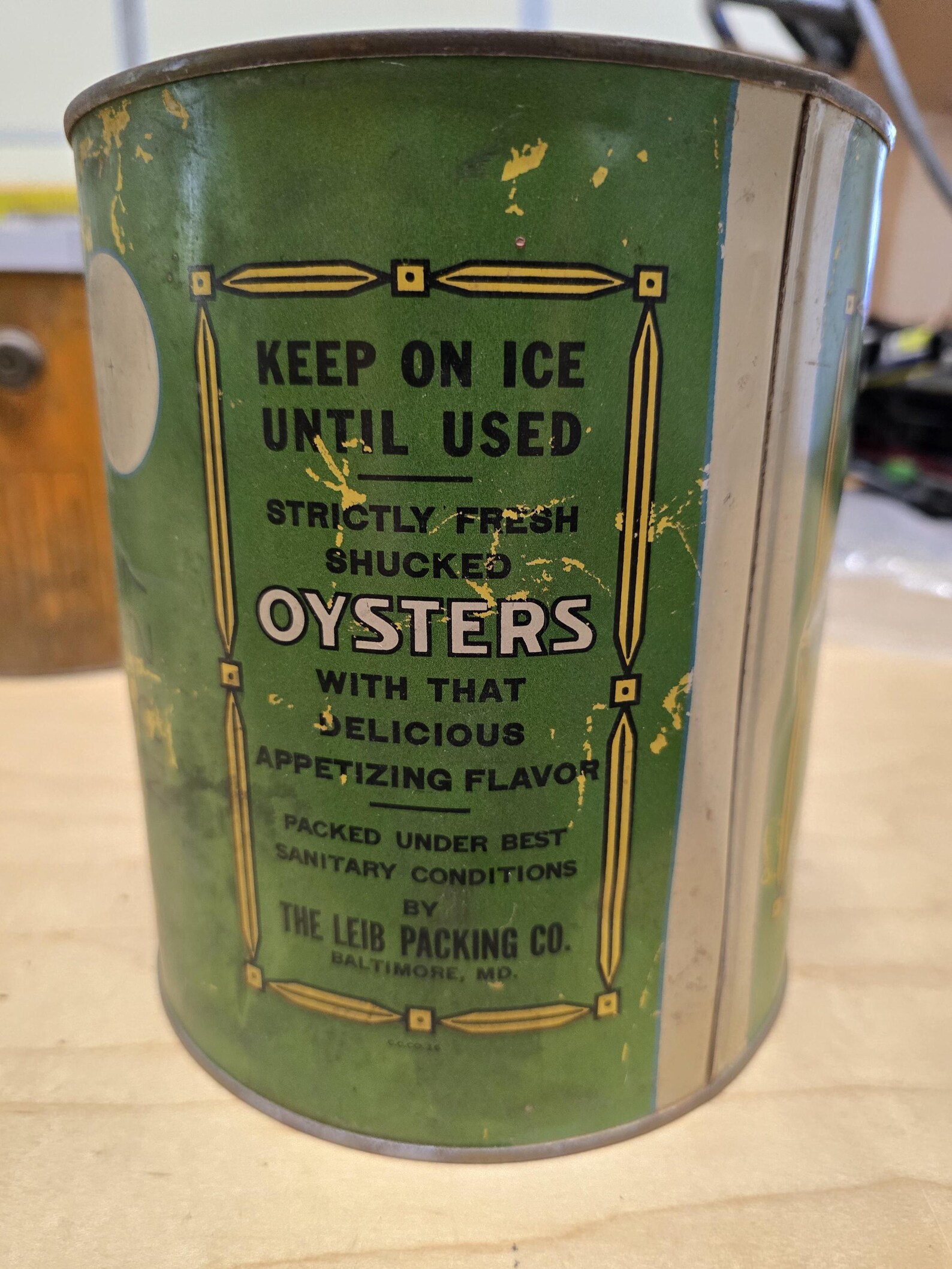 Sun Brand Oyster Can Gallon - Etsy