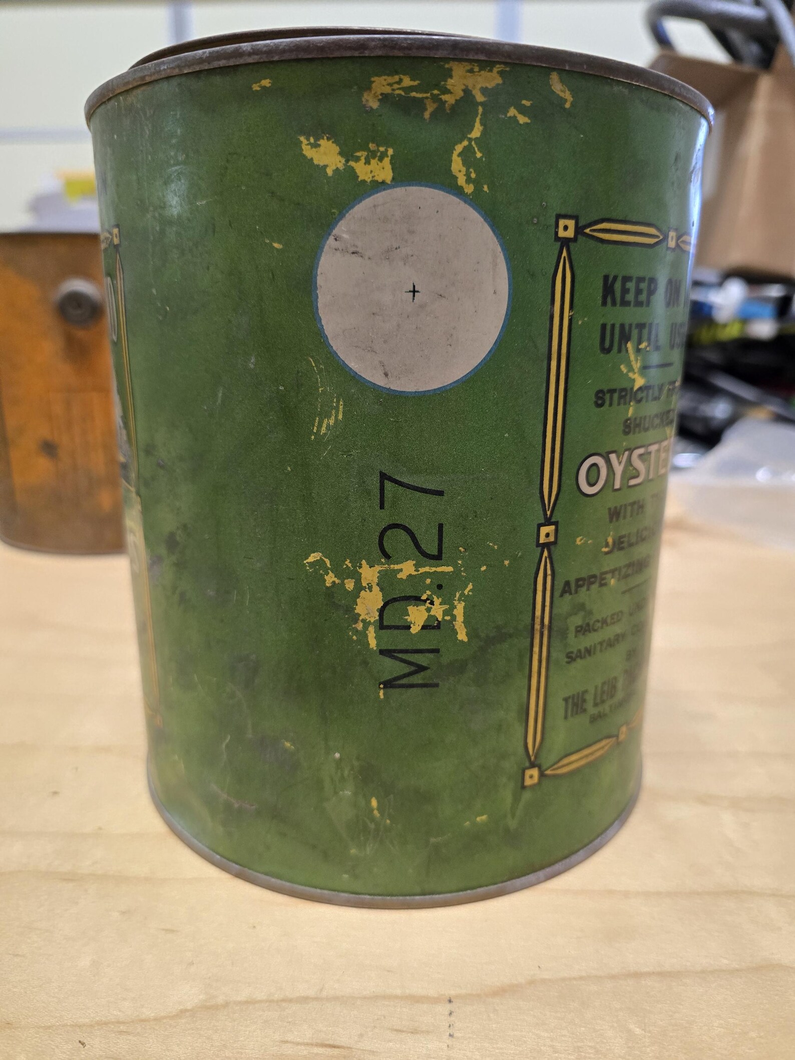 Sun Brand Oyster Can Gallon - Etsy