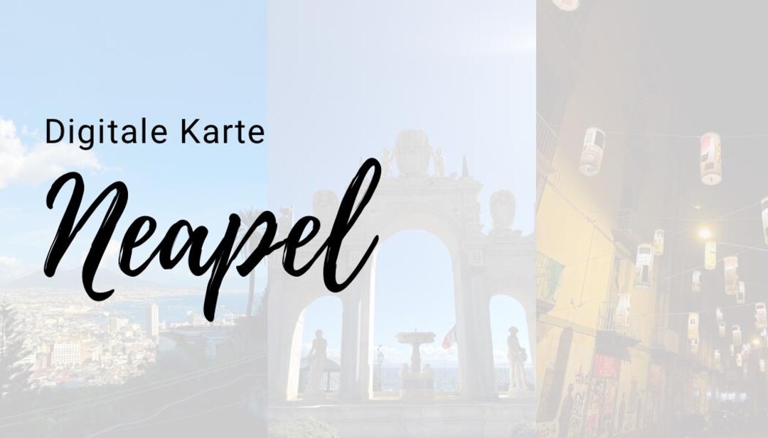 Naples Map Map of Naples Google Maps Naples Digital Map - Etsy