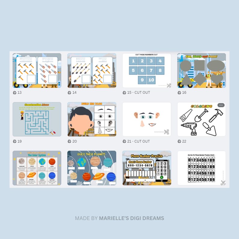 Busy Book Bundle for Preschoolers and Toddlers: Printable Activity Book ...