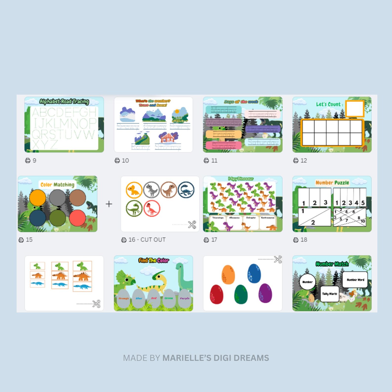 Busy Book Bundle for Preschoolers and Toddlers: Printable Activity Book ...