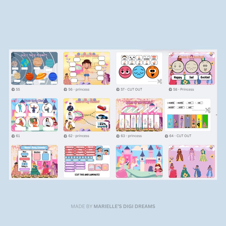 Busy Book Bundle for Preschoolers and Toddlers: Printable Activity Book ...