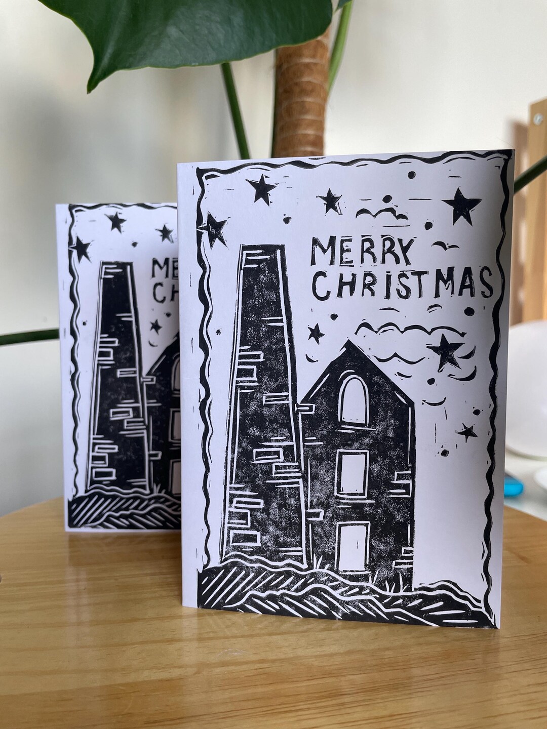Cornish Christmas Tin Mine Card - Etsy