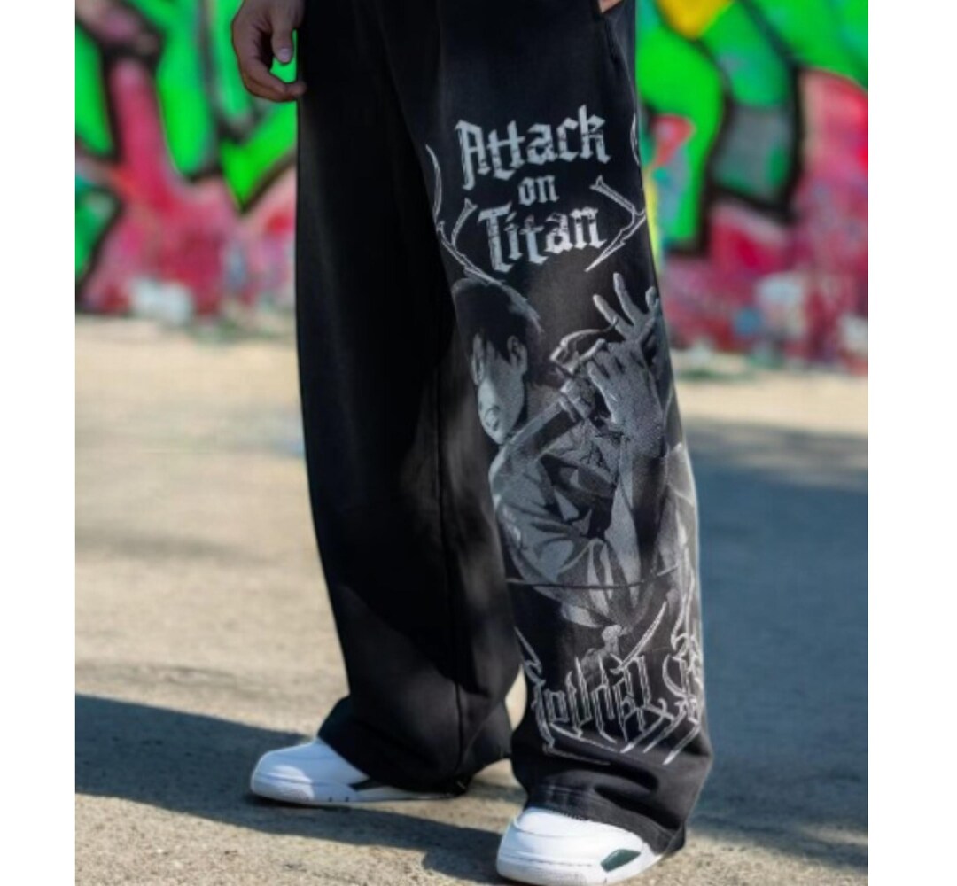 Attack on Titans Pants, Unisex Hot Anime Inspired Gym Jogger Pants, Y2k ...