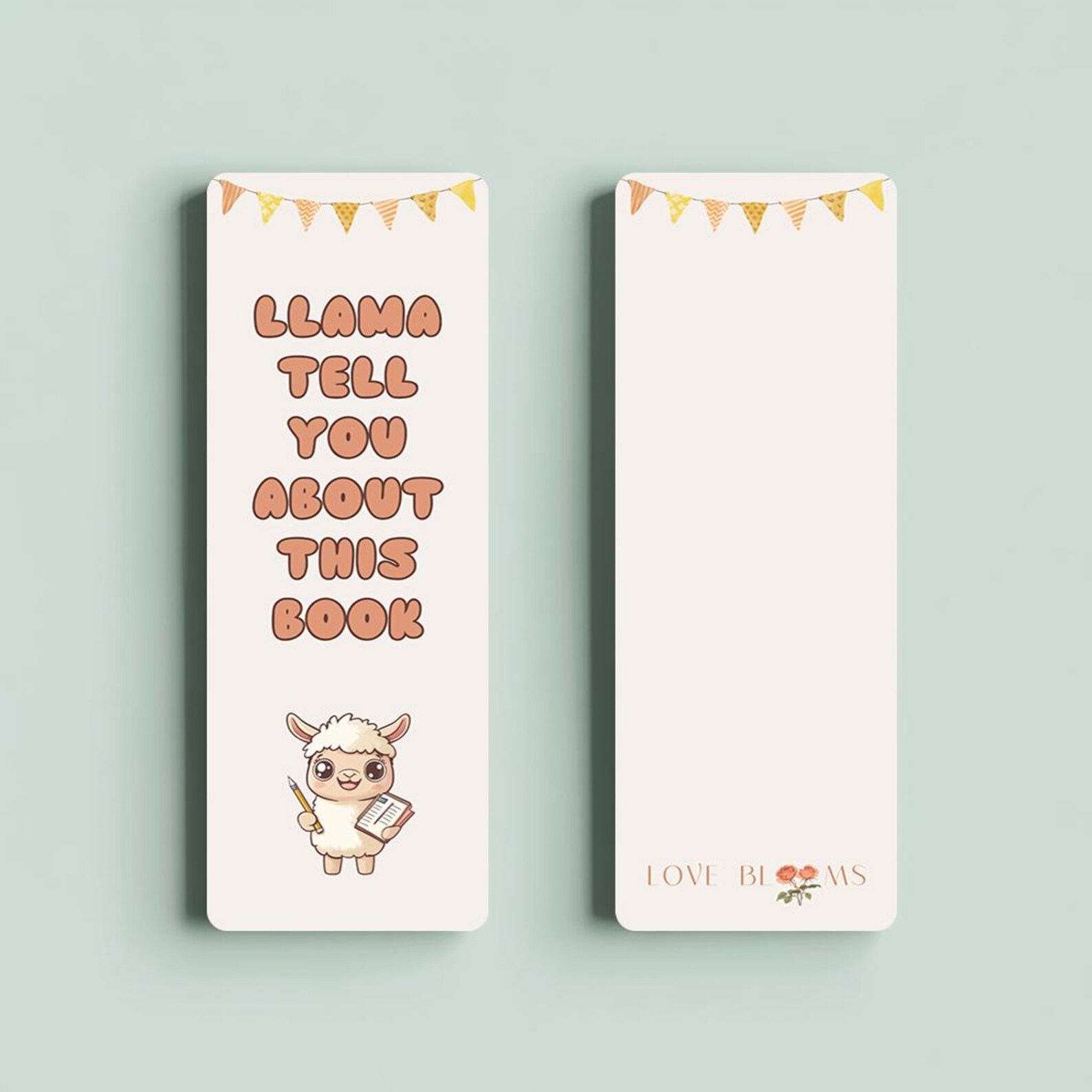 Llama Bookmarks | Fun Reading Accessories | Ideal Gift for Book Lovers ...