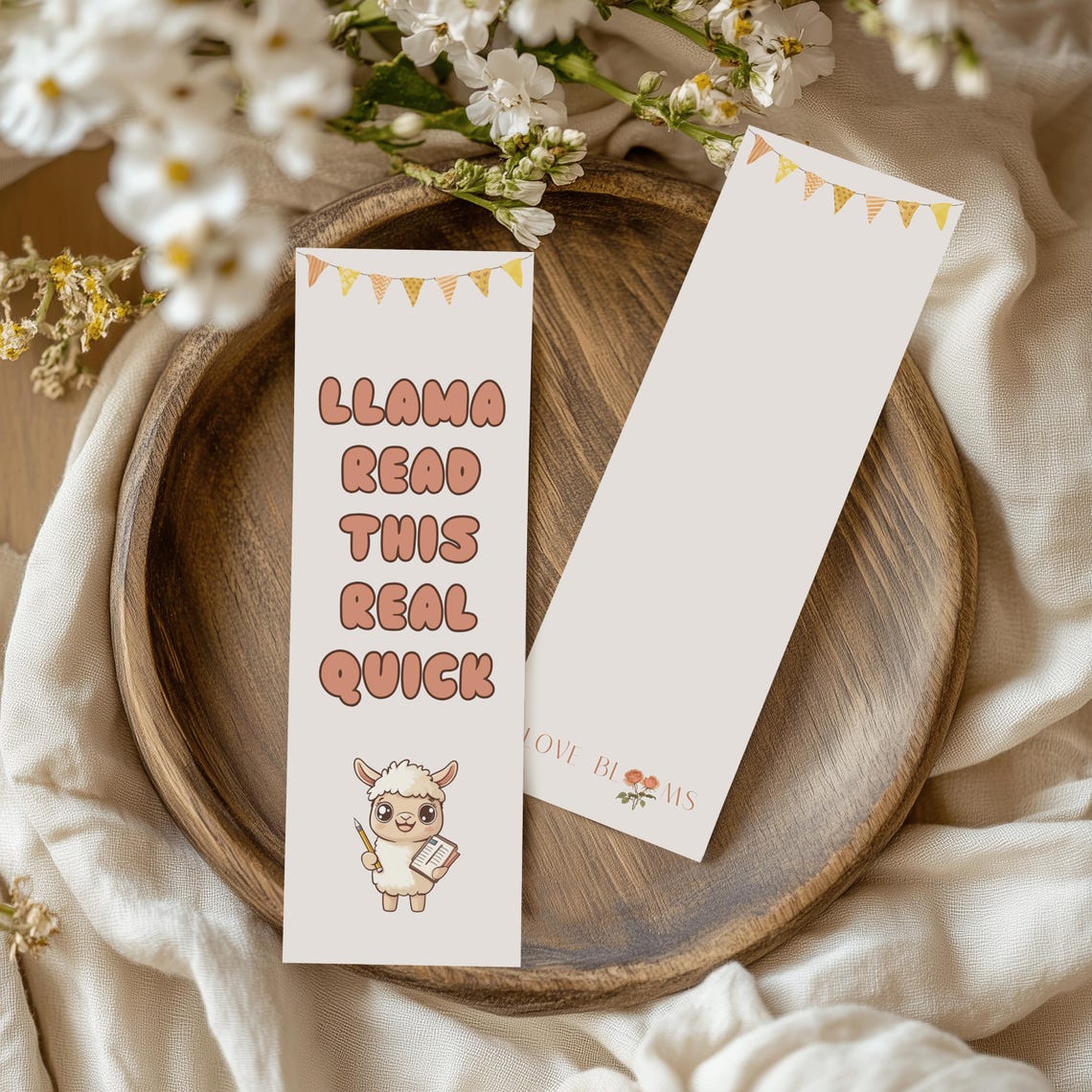 Llama Bookmarks | Fun Reading Accessories | Ideal Gift for Book Lovers ...