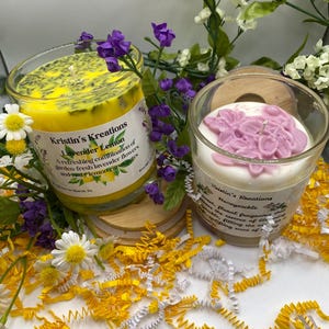 Hand Poured Soy Wax Candles, Soy Candles, Candles, Glass Candles ...