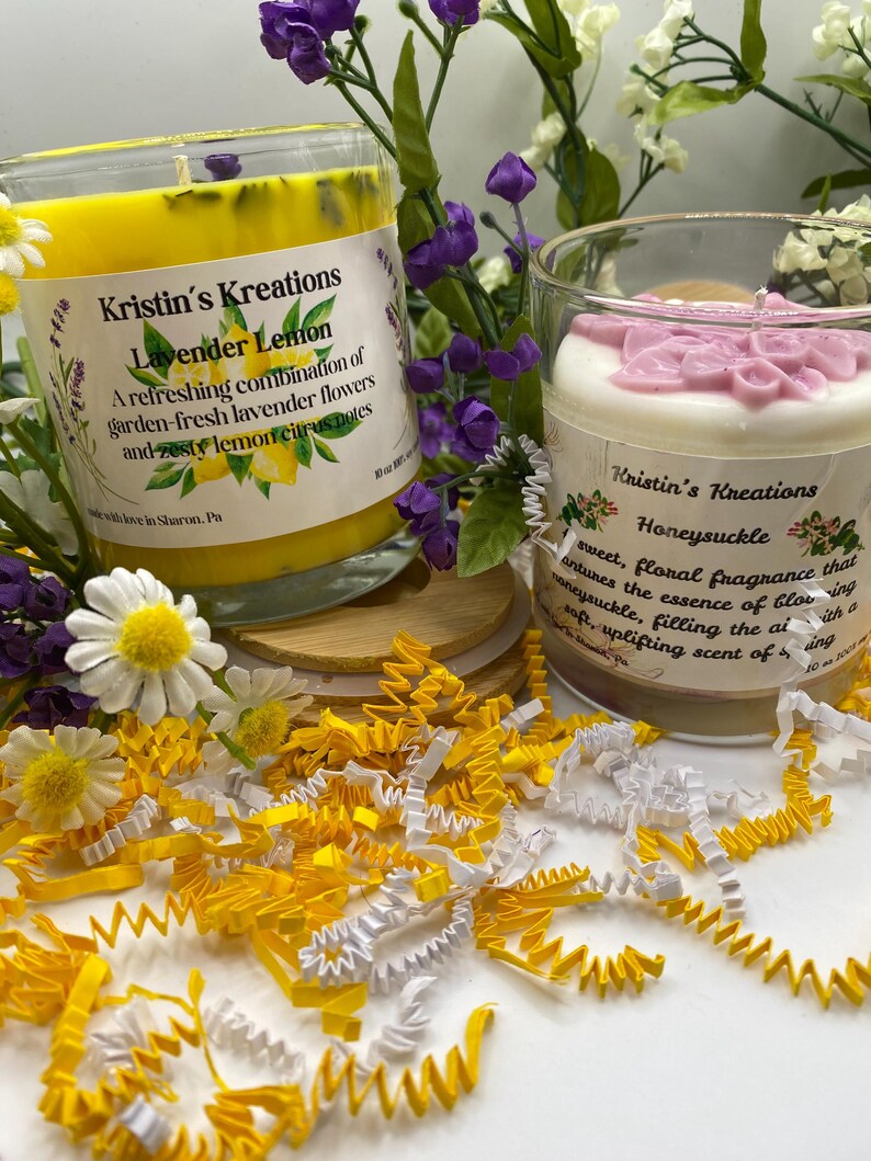 Hand Poured Soy Wax Candles, Soy Candles, Candles, Glass Candles ...