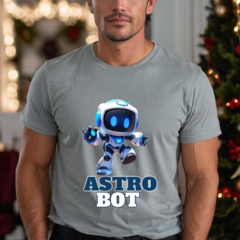 Astro Bot Gamer: Png, Jpg, Svg for Crafts, Gaming T-shirt Design ...