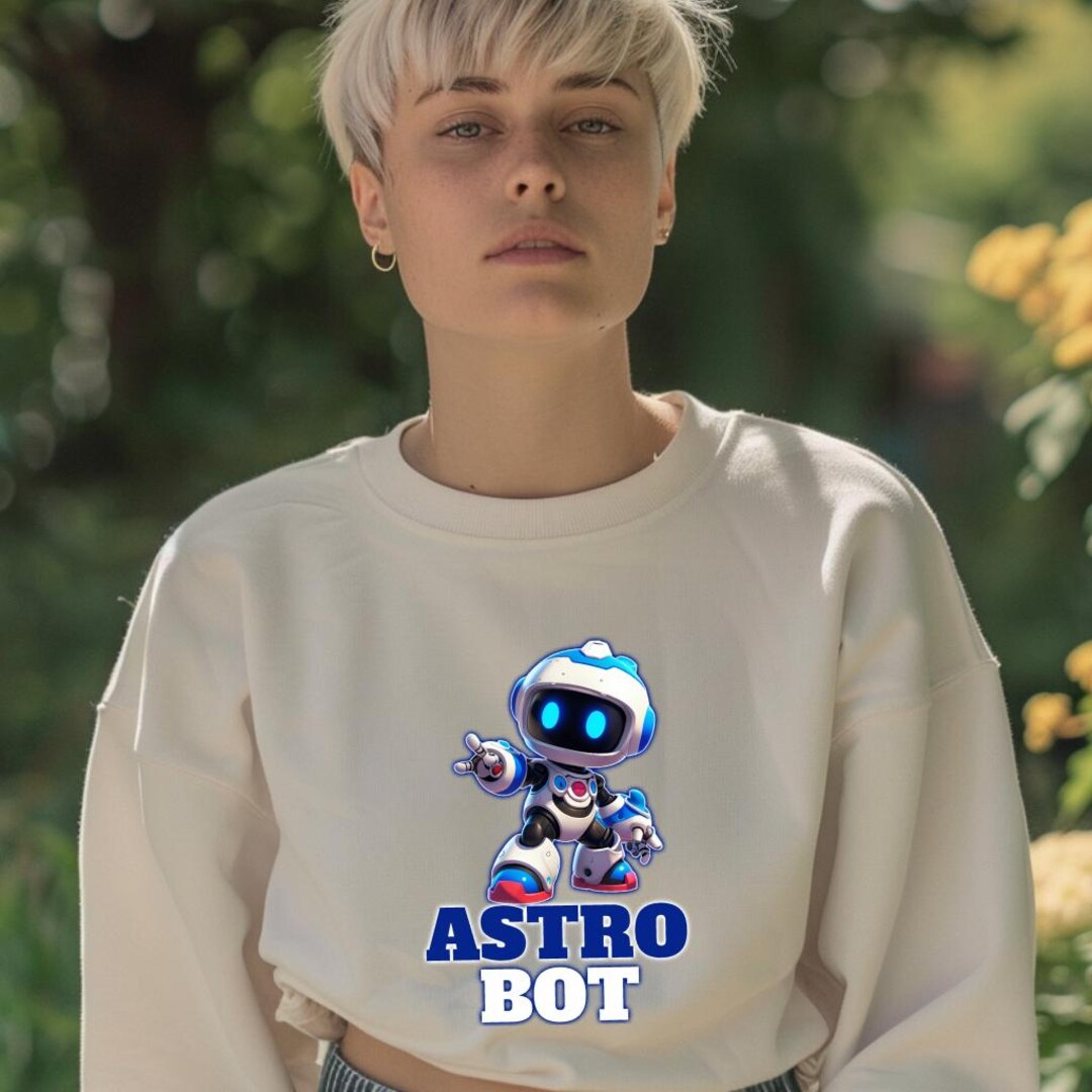 Astro Bot Design: Png, Jpg, Svg for Crafts, Gaming Print Design, Gaming ...
