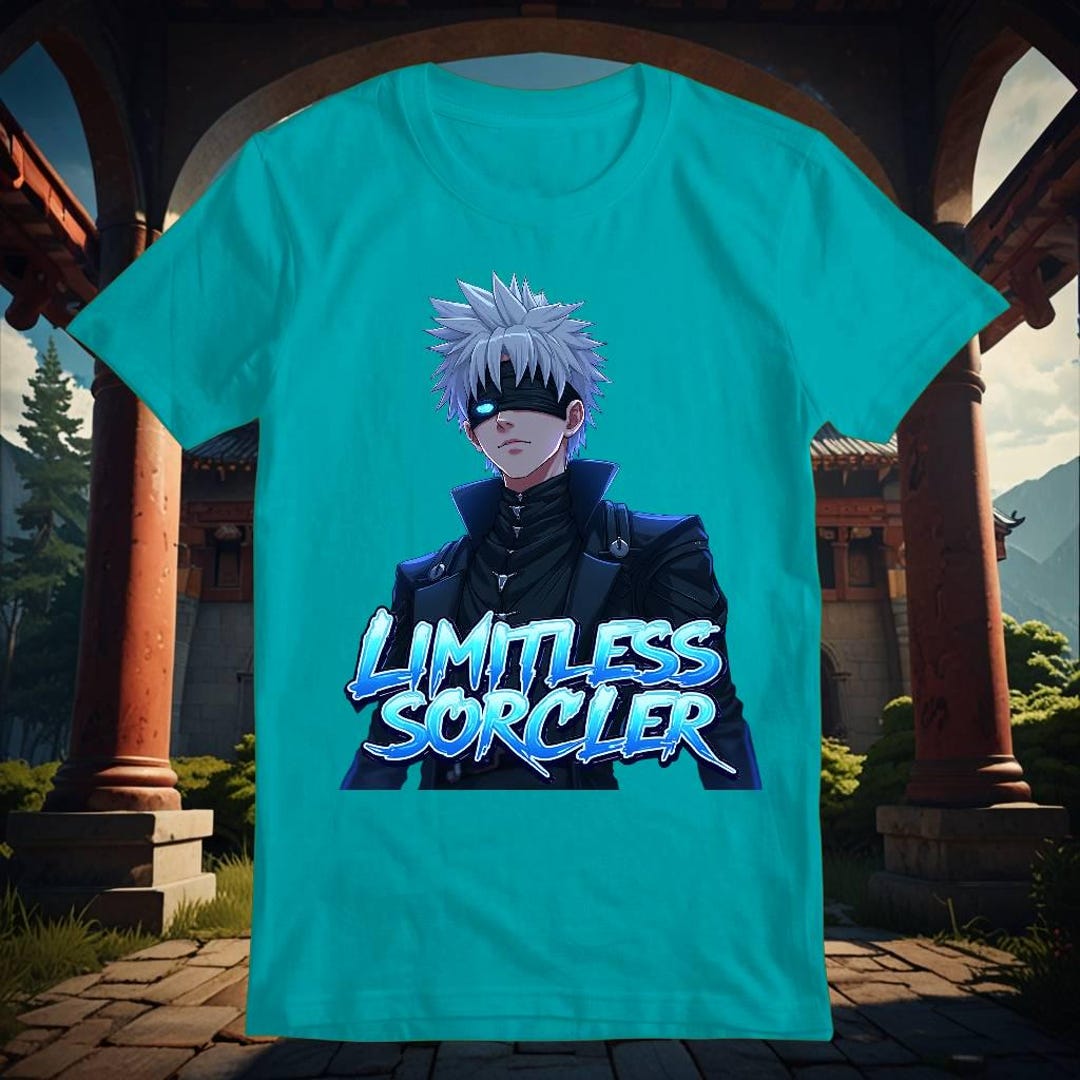 Limitless Sorcerer Anime Digital Files - PNG JPG SVG for Stickers ...