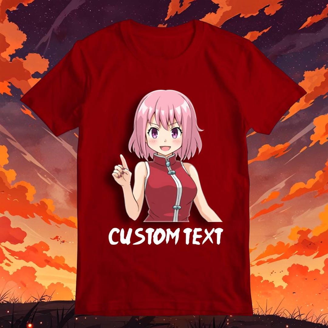 Sakura Haruno Custom PSD File - Editable Layered Anime Design for ...