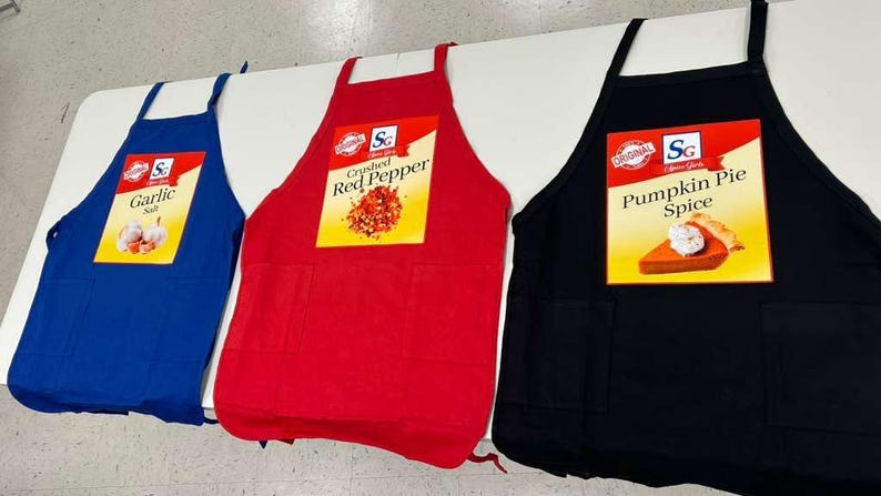 Spice Girl Aprons,condiments Matching Apron,halloween Group Costume ...