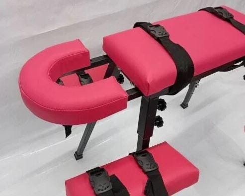 Restraint Bench, Foldable Spanking Bench, Head Rest Bench, Bdsm Bondage ...