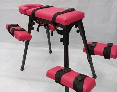 Restraint Bench, Foldable Spanking Bench, Head Rest Bench, Bdsm Bondage ...