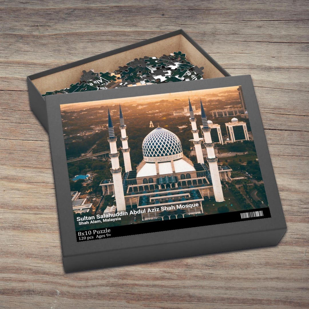 Sultan Salahuddin Abdul Aziz Shah Mosque 120 Piece Jigsaw Puzzle ...