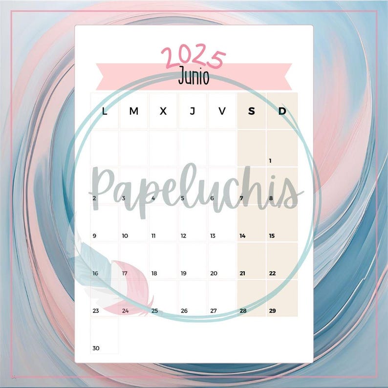 Pack of Printable 2025 Calendars in Spanish: Annual and Monthly - Etsy