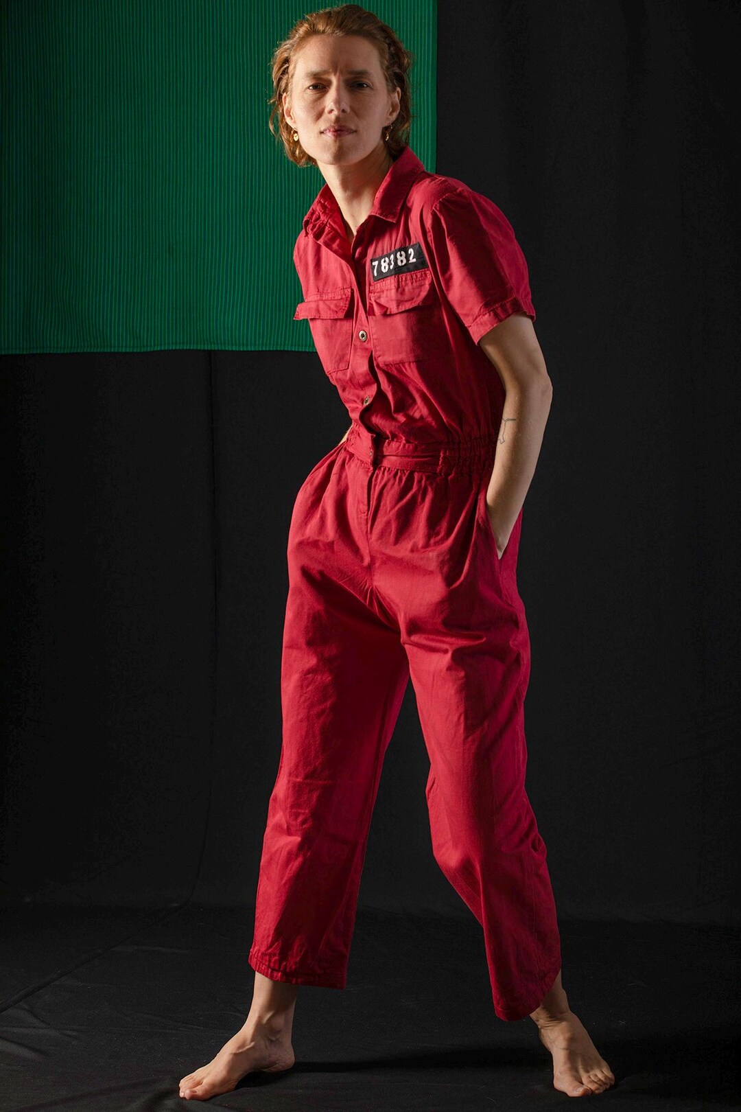 Retro Cotton Alcatraz Prison Overalls/cotton Casual Purple Jumpsuit ...