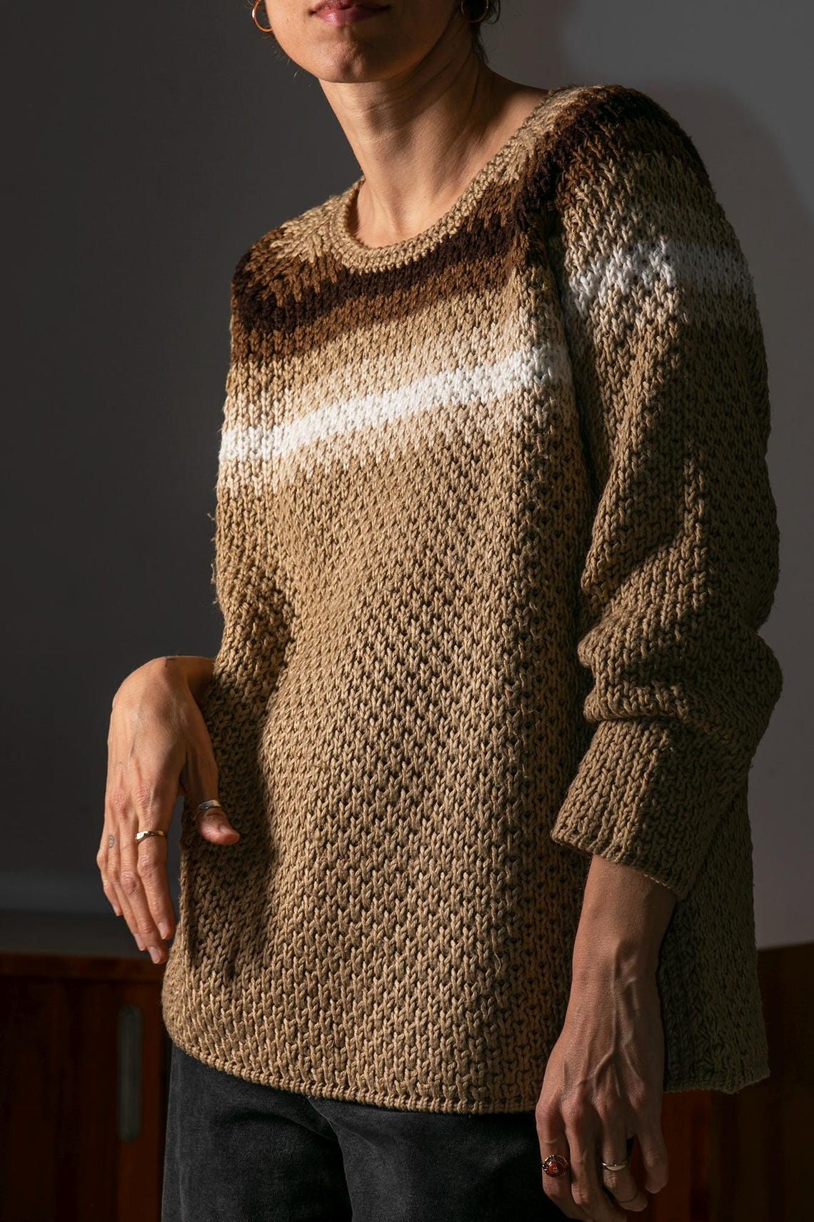 Handmade Vintage Crochet Cotton Pullover/openwork Sweater Made in ...