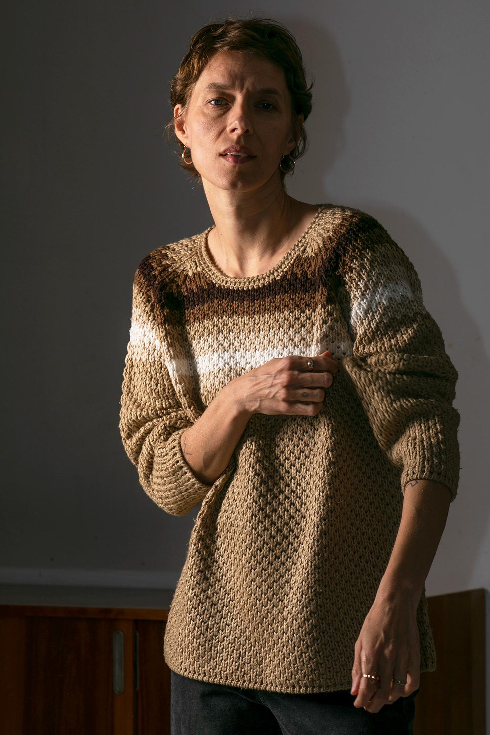 Handmade Vintage Crochet Cotton Pullover/openwork Sweater Made in ...