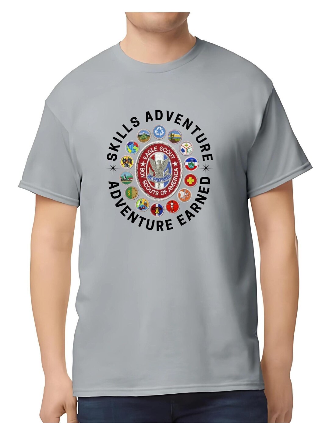 Path to Eagle Scout Shirt - the Merit Badges That Guided Your Journey ...