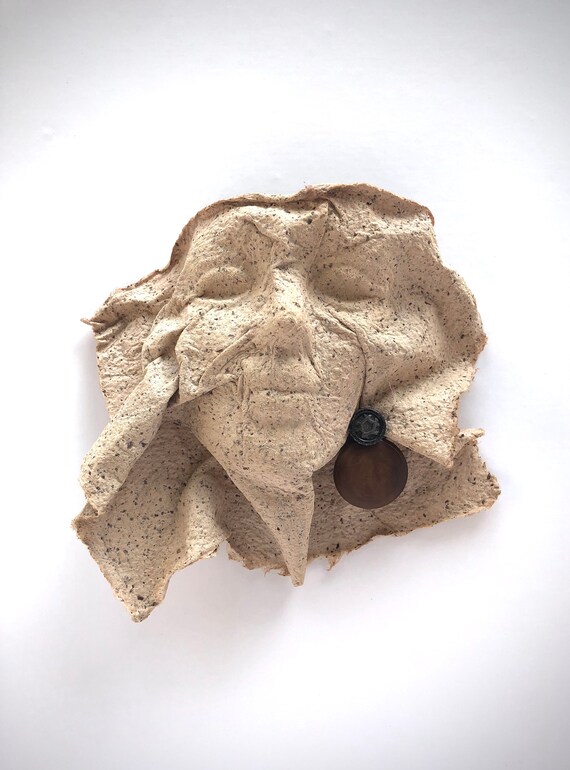 Handmade Paper Face Sculpture Art Face Paper Sculpture | Etsy