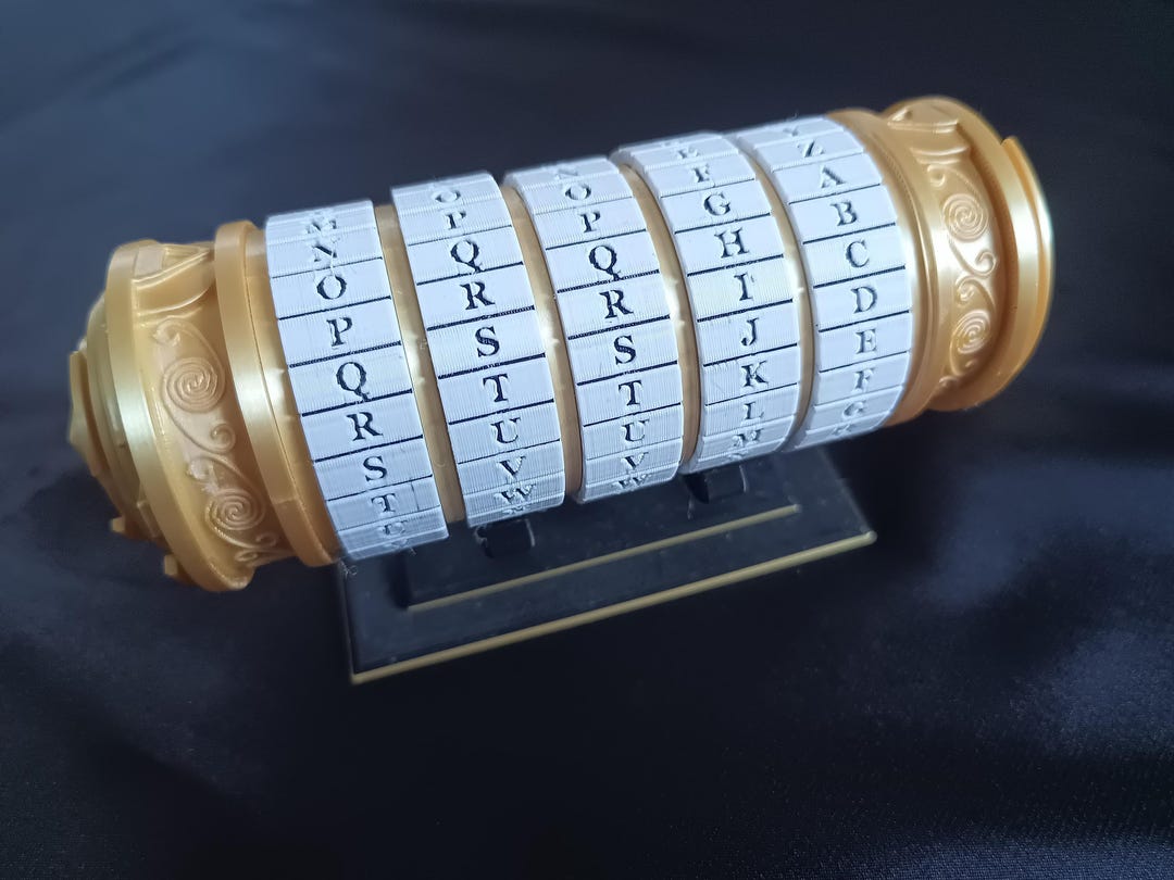 Cryptex Da Vinci Code Safebox Cryptex Da Vinci Code Cryptex Box Prop Da Vinci Code Cryptex Safe ...