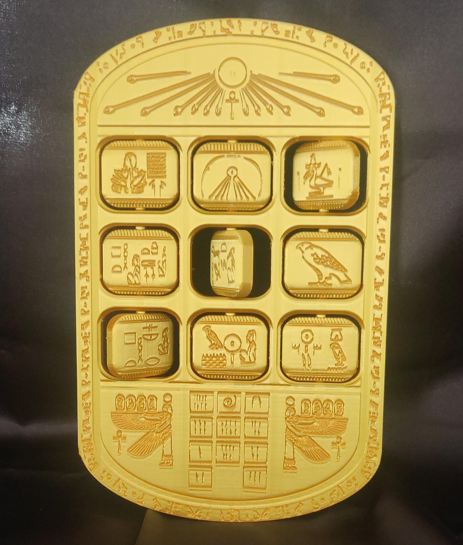 Tablet of Ahkmenrah, Night at the Museum Prop Replica With Rotating ...