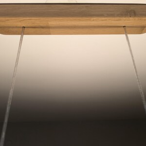 Oak Wood, Pendant Light, Modern Linear LED Lighting by Woodpecker World ...