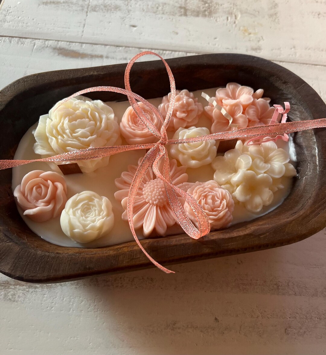 Brown Dough Bowl Hand Poured Soy Blend Wax Candles - Etsy