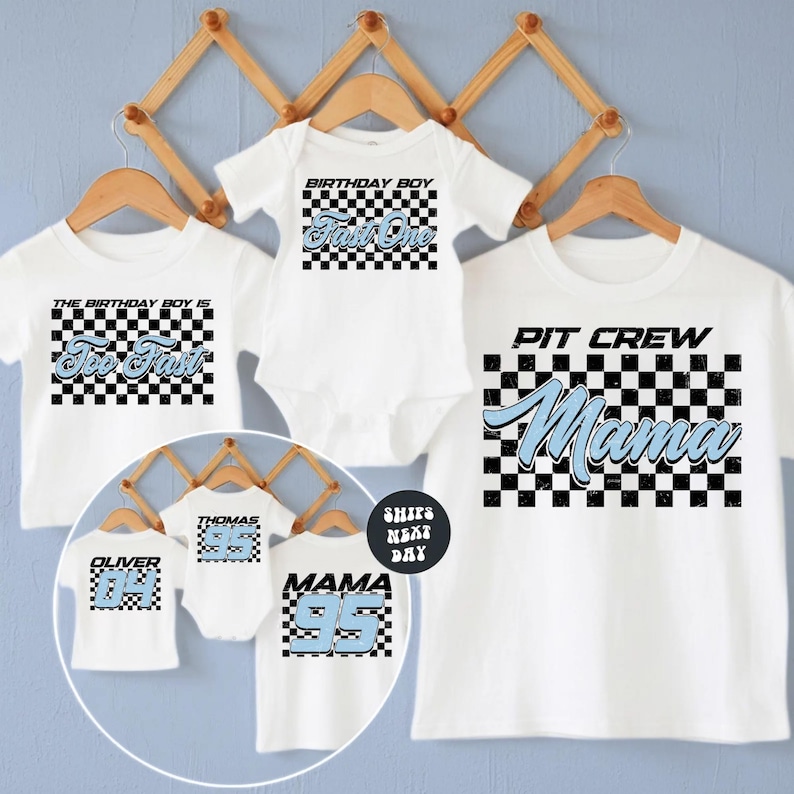 Custom Pit Crew Birthday Comfort Colors® Shirt Retro Pit Crew Family ...