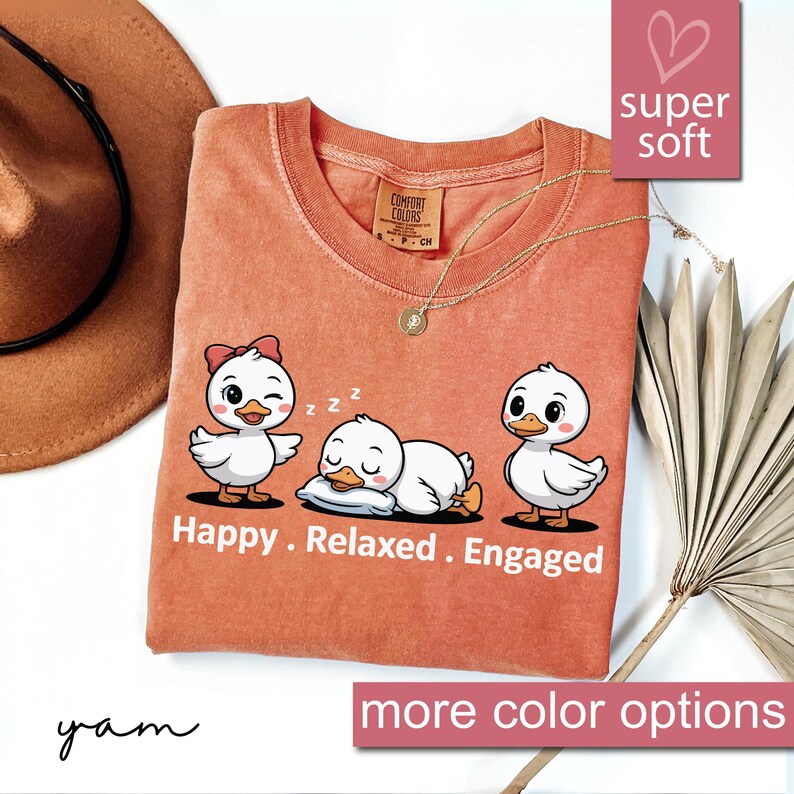 Happy Relaxed Engaged Silly Goose ABA Shirt, Comfort Colors® Behavior ...