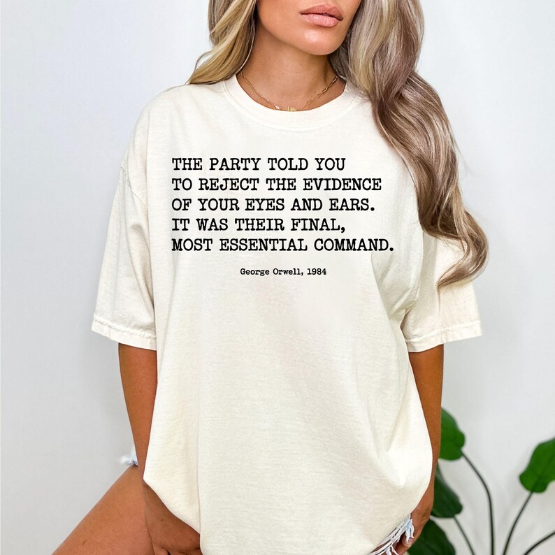 Camiseta de George Orwell 1984 Anti Trump Liberal Resist, camiseta ...