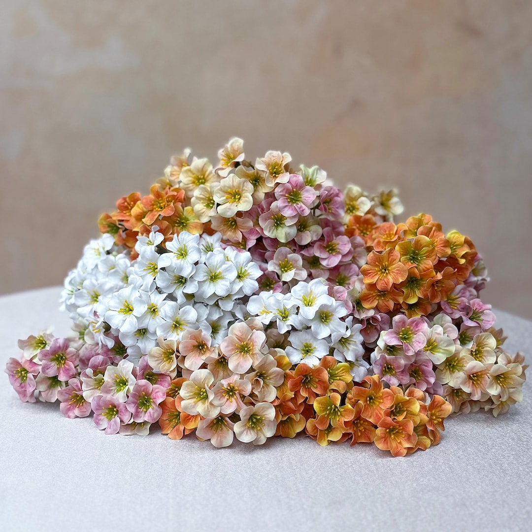 Faux Prairie Gentian Flower Stem, Mini Jasmine Wildflowers Stem for ...
