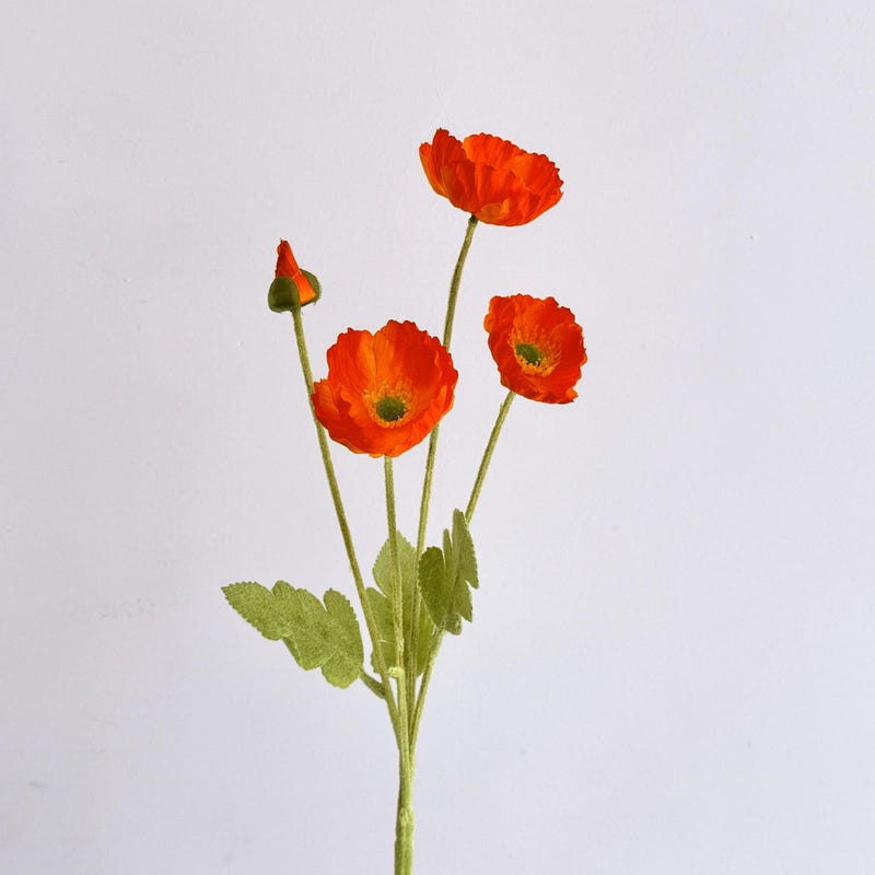 Poppy Floral Centerpiece - Etsy UK