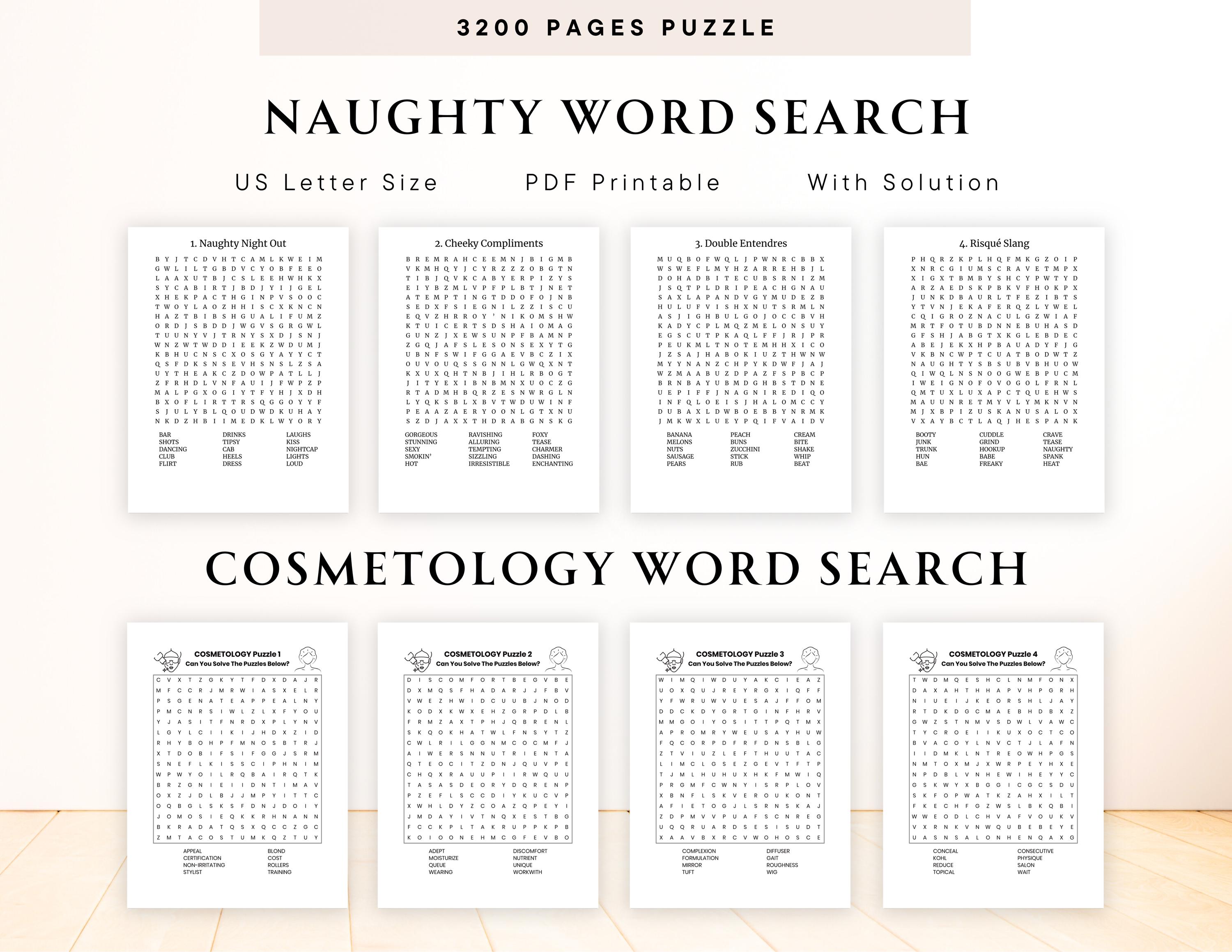 3200+ Word Search Puzzle Bundle for Kids and Adult With Free Maze ...