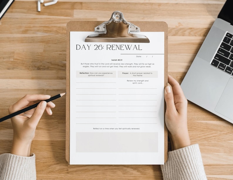 PLR / Resell 30-day Devotional Journal for Commercial Use, Printable ...