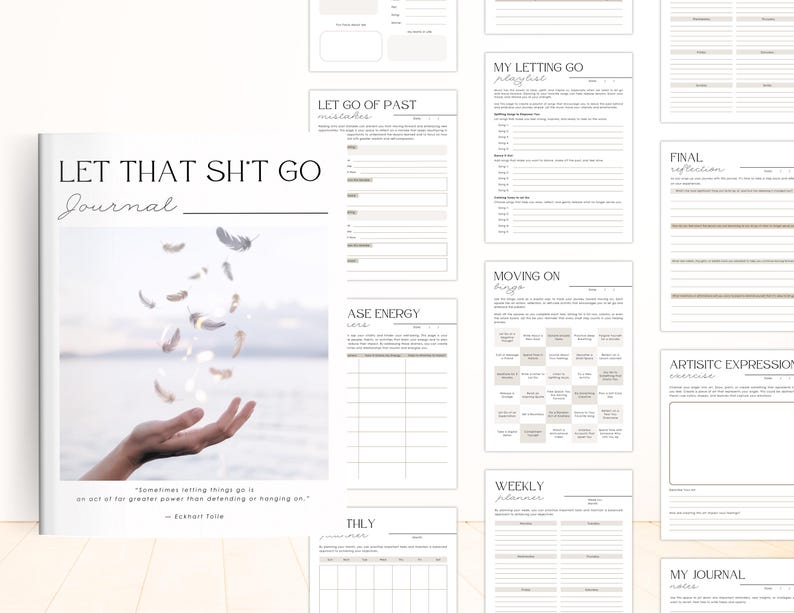 PLR / Resell Let That Sh*t Go Journal for Commercial Use, Printable and ...