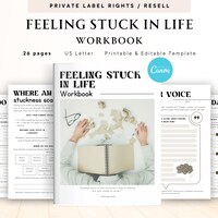 Printable Workbook + Canva Template - Etsy