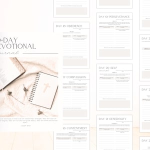 PLR / Resell 30-day Devotional Journal for Commercial Use, Printable ...