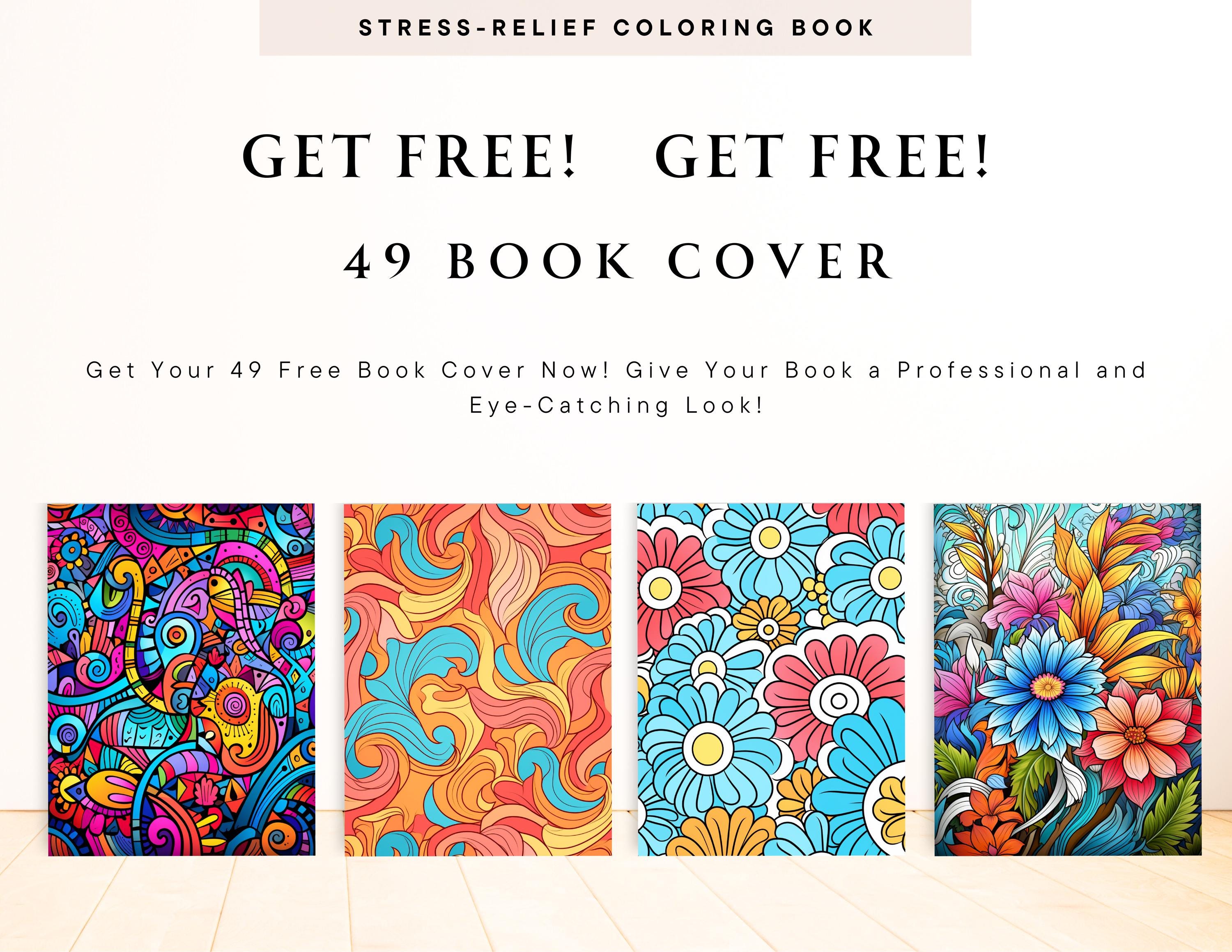 Stress-relief Coloring Pages for Adult, KDP Interior Printable With ...