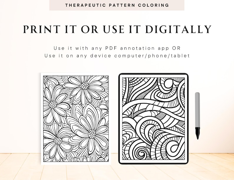 500 Therapeutic Pattern Coloring Pages for Adult, KDP Interior, PDF and ...