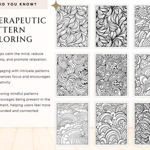500 Therapeutic Pattern Coloring Pages for Adult, KDP Interior, PDF and ...