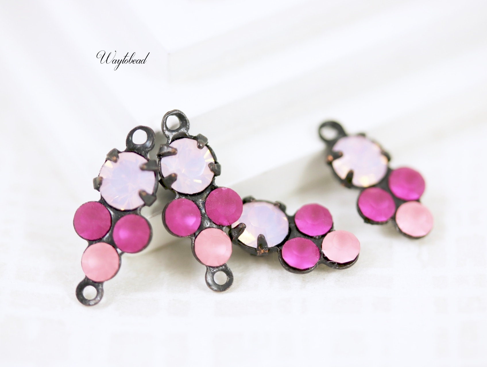 Rose Water Opal Matte Fuchsia Light Pink Frosted Mist | Etsy