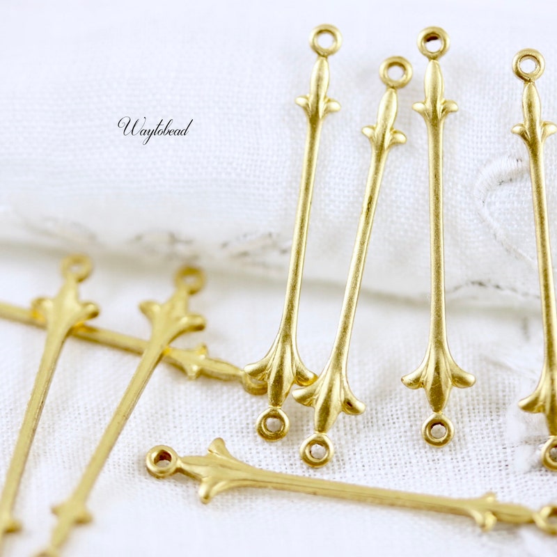 Raw Brass Bar Stamping - Etsy