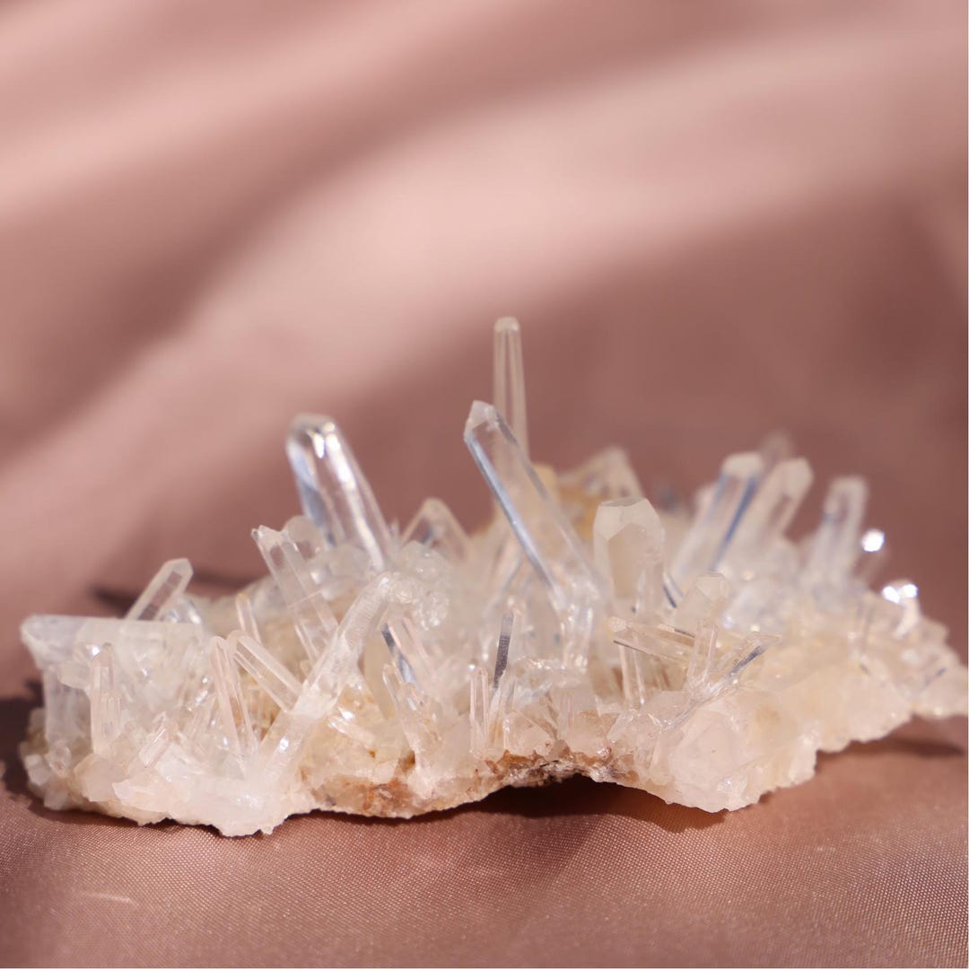Raw Colombian Needle Quartz Cluster - High Quality Clear Quartz ...