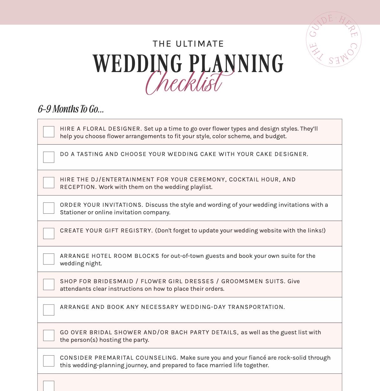 The Ultimate Wedding Planner - Etsy