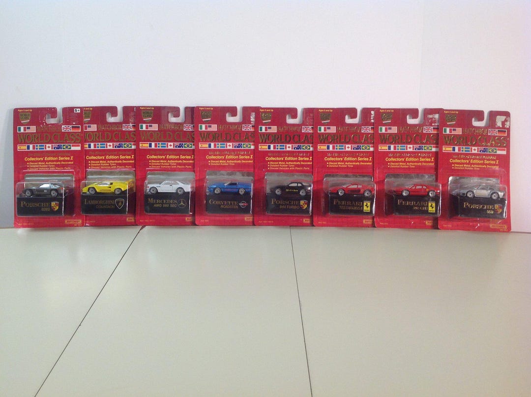 Rare Find! Complete Set of Matchbox World Class Series I Diecast ...