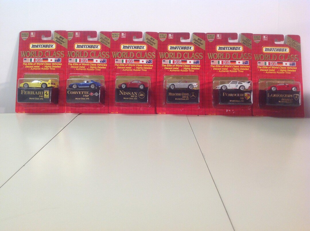 Vintage Matchbox Diecast World Class "new Collectors Edition" Complete ...
