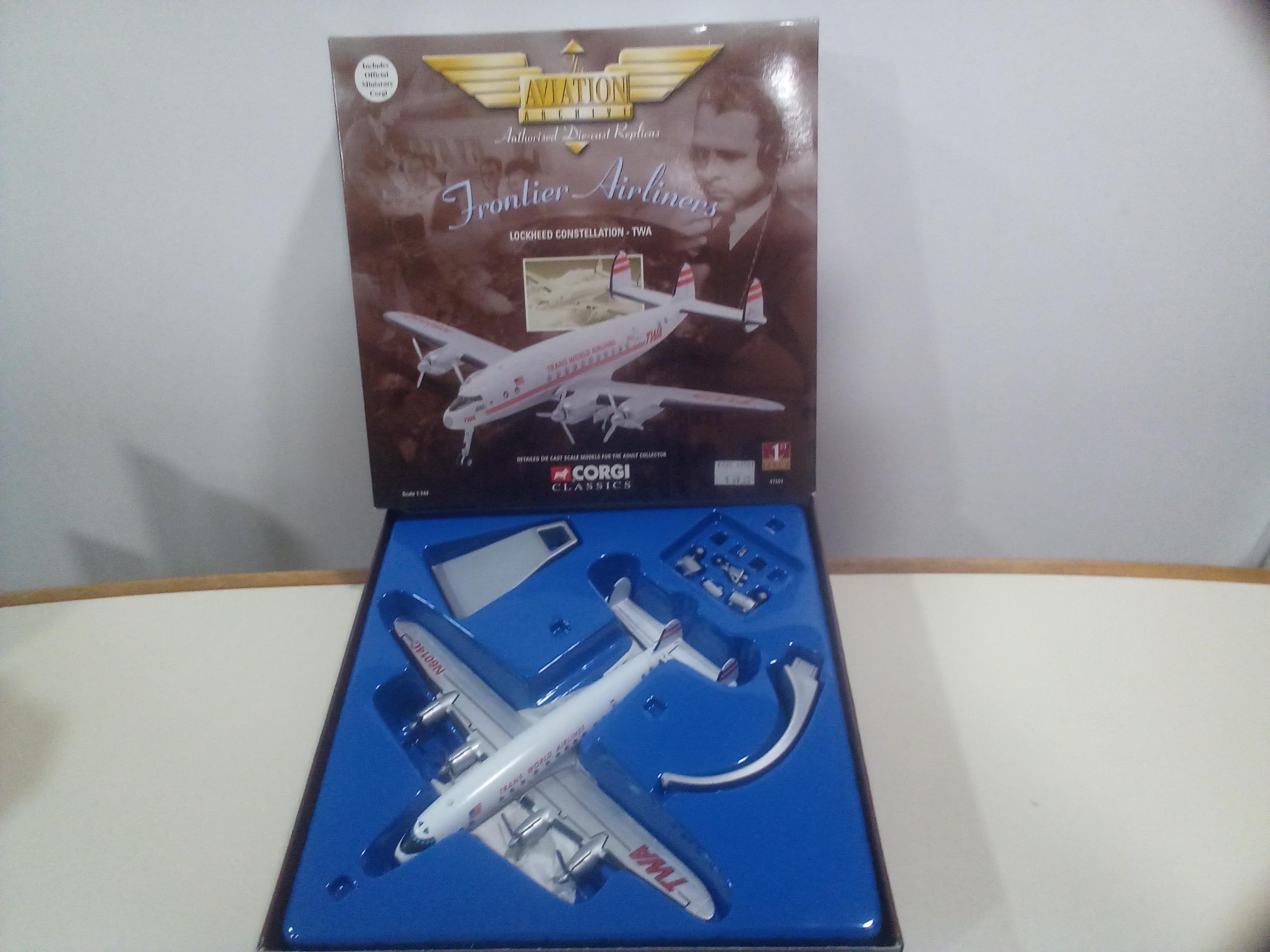 Corgi Aviation Archive Lockheed Constellation "twa", Mint Except for ...